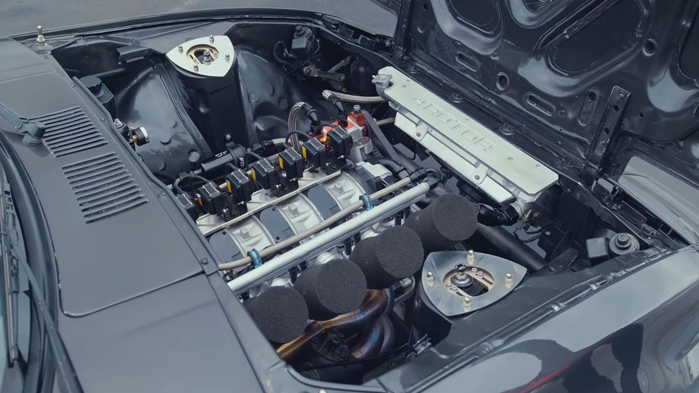 Mazda RX-7 with a 26B Four-Rotor – Engine Swap Depot