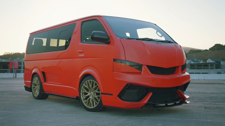For Sale: Toyota Van with a Mid-Engine Twin-Turbo 1GZ V12 – Engine Swap ...