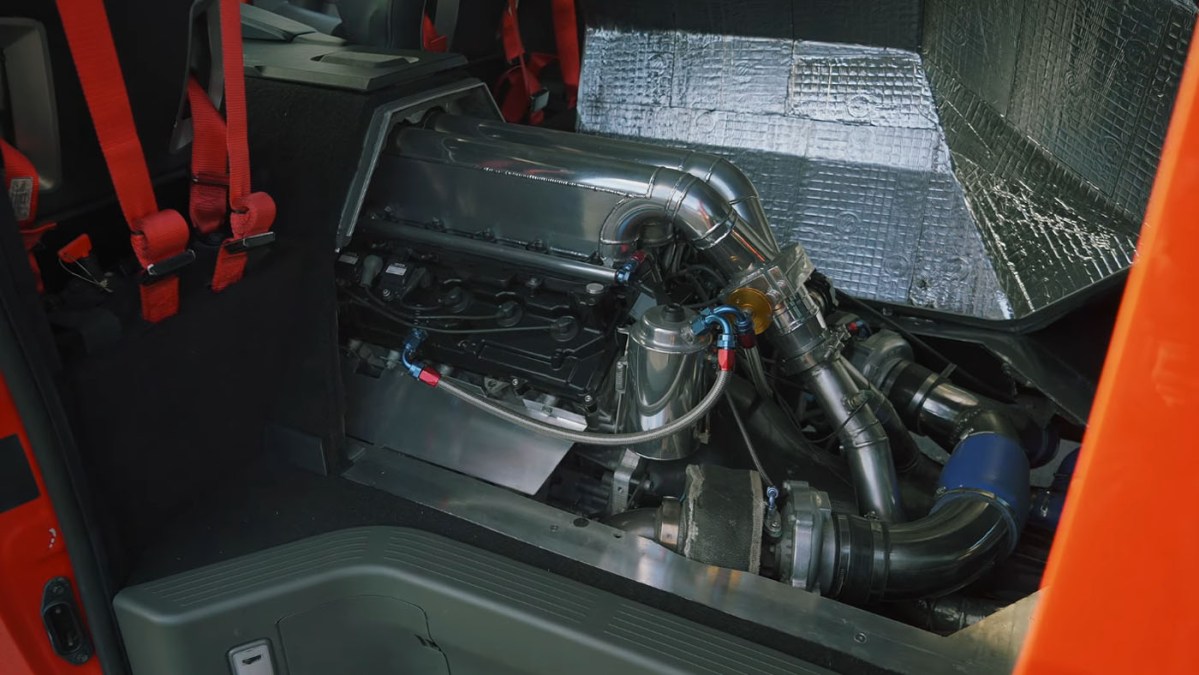 For Sale: Toyota Van with a Mid-Engine Twin-Turbo 1GZ V12 – Engine Swap ...