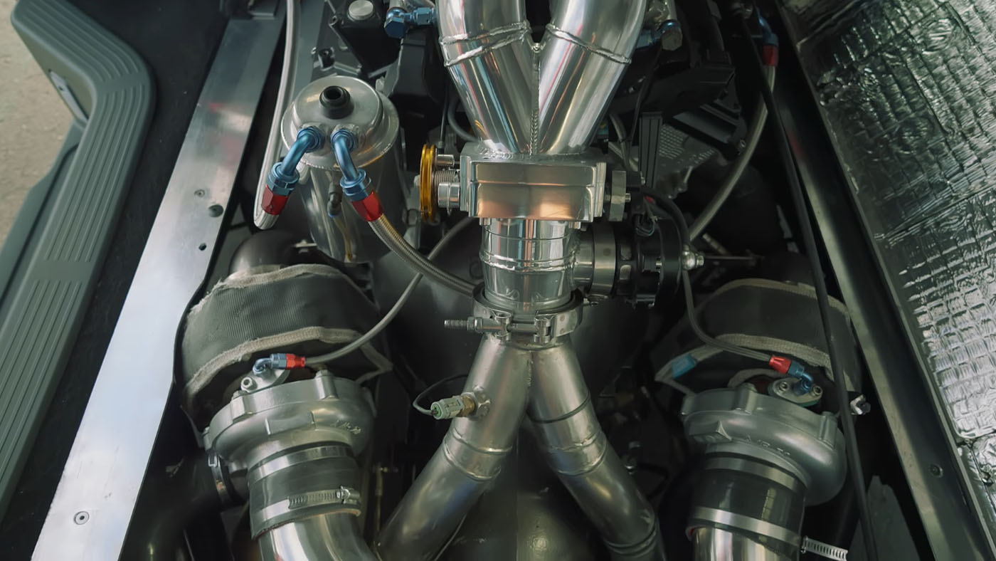 For Sale: Toyota Van with a Mid-Engine Twin-Turbo 1GZ V12 ...