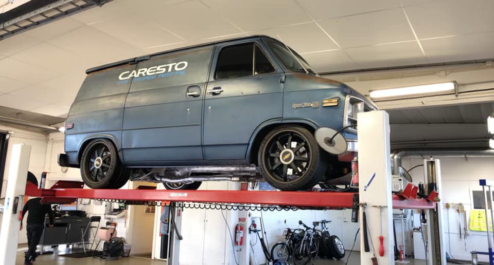 1978 Chevy Van with a C7 Corvette powertrain 05 – Engine Swap Depot