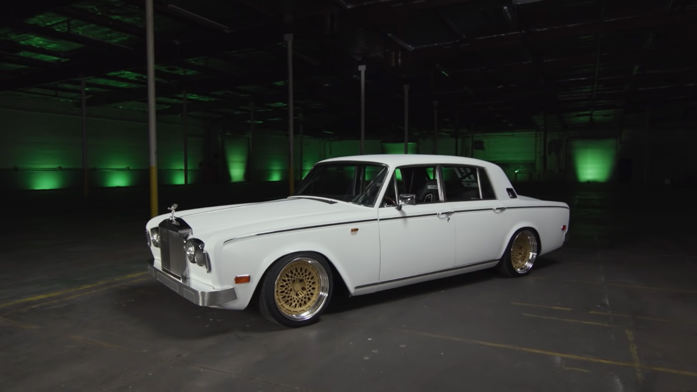 Custom 1978 Rolls-Royce Silver Shadow with a Supercharged Hellcat V8