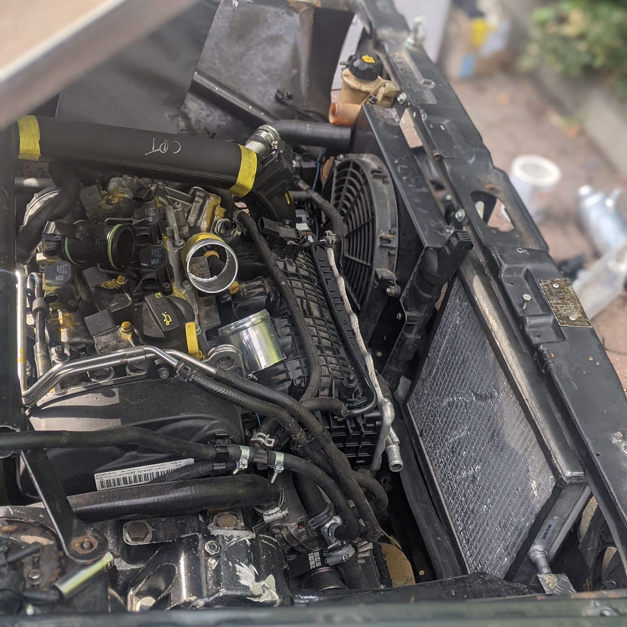 Golf Mk1 with a 1.4 L TFSI inline-four 05 – Engine Swap Depot