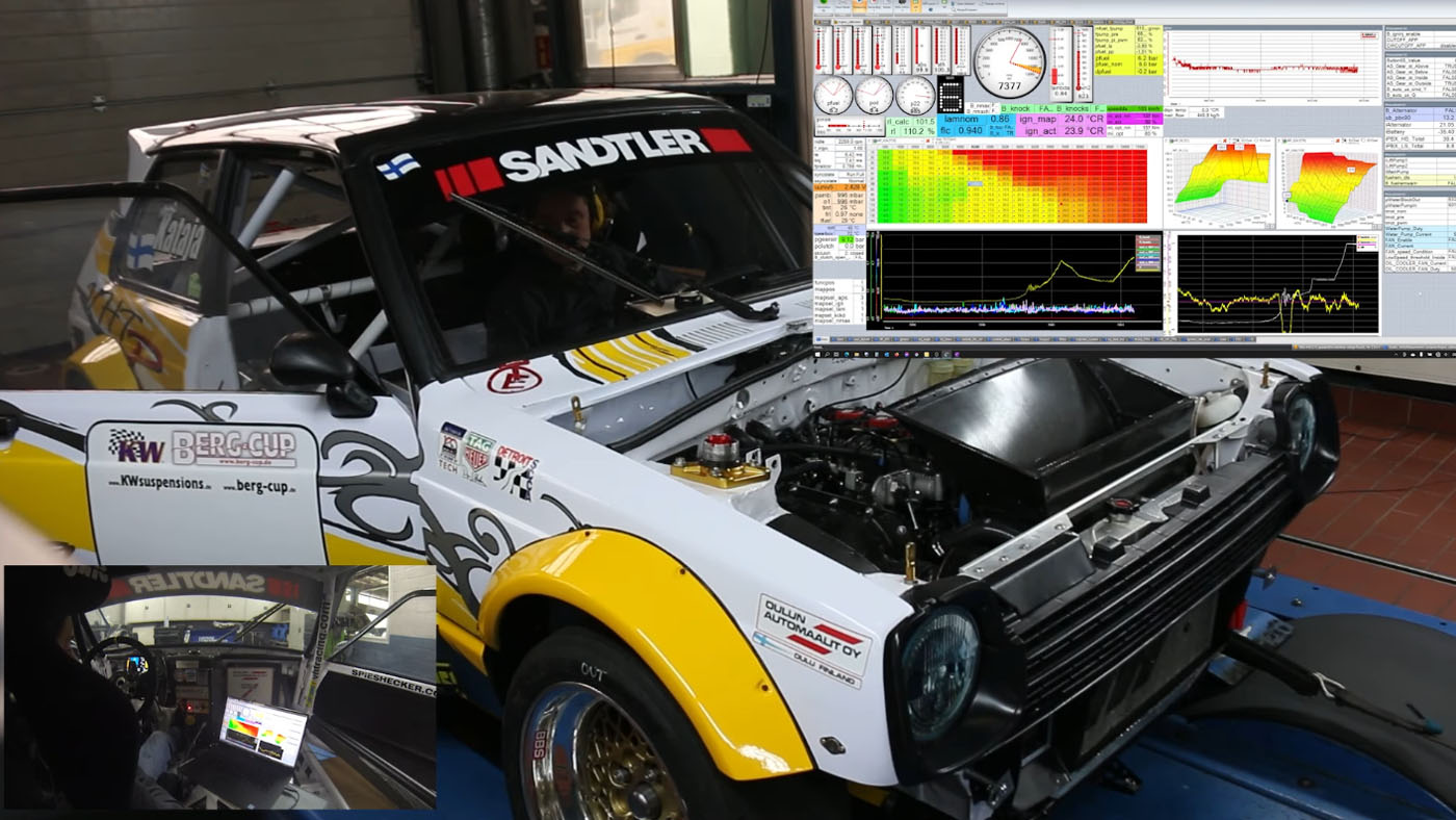 Toyota Starlet with a 10,000+ rpm 4A-GE Inline-Four on the Dyno