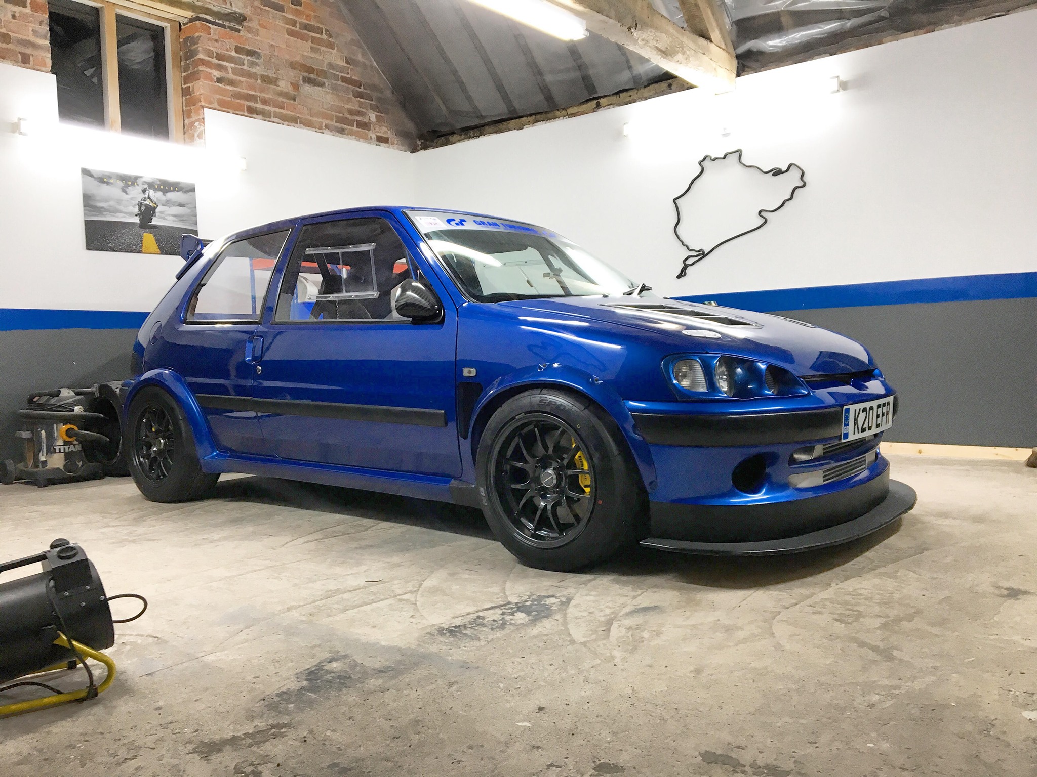 Peugeot 106 With A 600 Hp Turbo K20 Engine Swap Depot